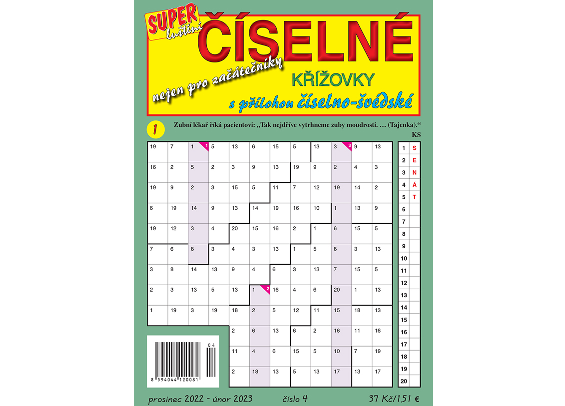 Číselné křížovky s přílohou